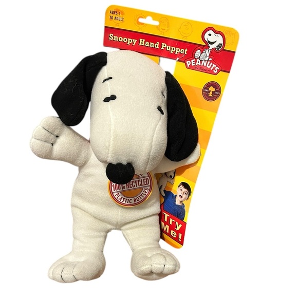 Peanuts | Toys | Snoopy Peanuts Hand Puppet Made From Recycled Water ...